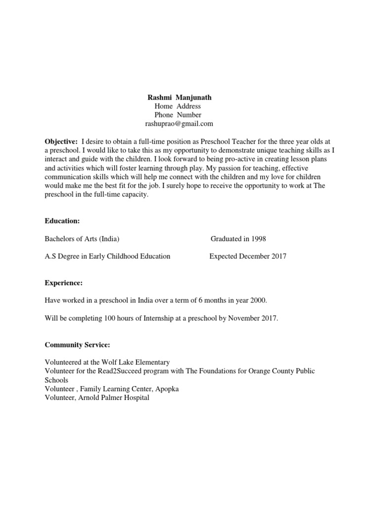 Resume Assignment | PDF | Wellness | Career & Growth