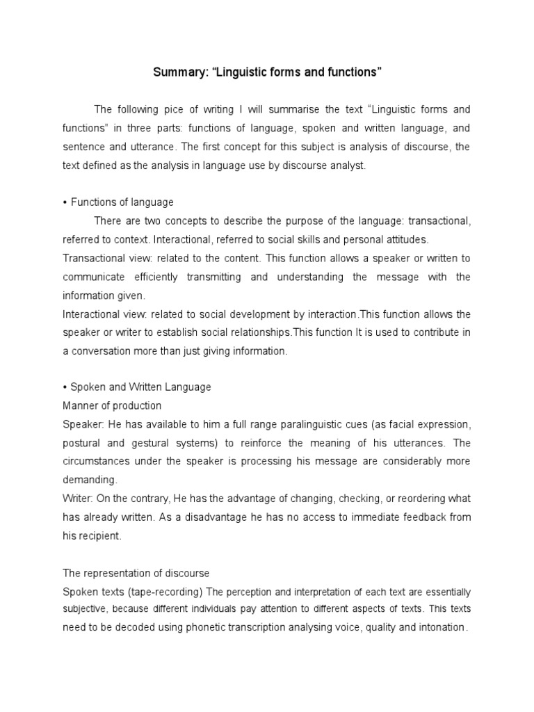 Linguistic Forms and Functions | PDF | Linguistics | Intelligence Analysis