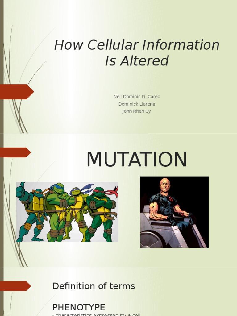 How Cellular Information Is Altered | PDF | Self-Improvement | Wellness