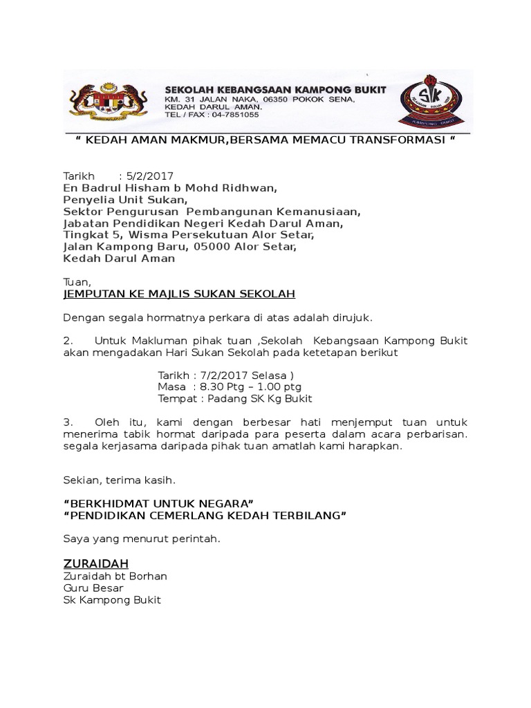 Surat Jemputan | PDF