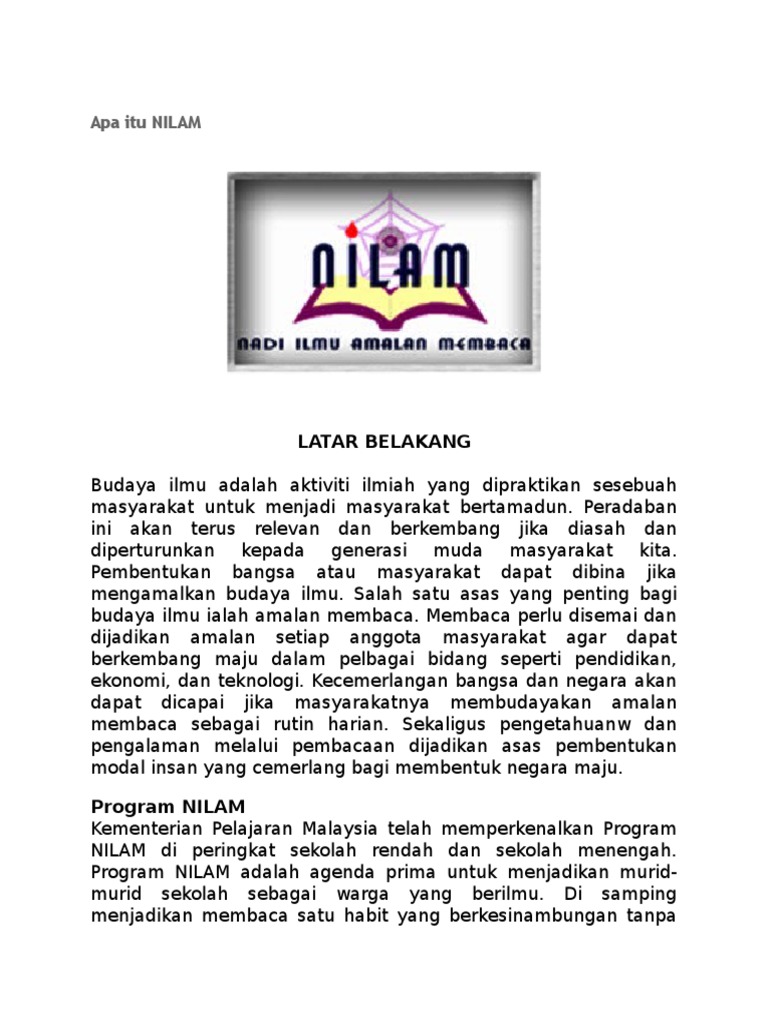 Apa Itu Nilam | PDF
