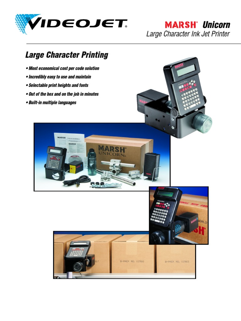 Marsh Unicorn Flyer | PDF | Printer (Computing) | Computing And ...