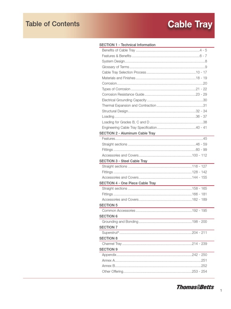 Cable Tray System | PDF | Corrosion | Electrical Wiring