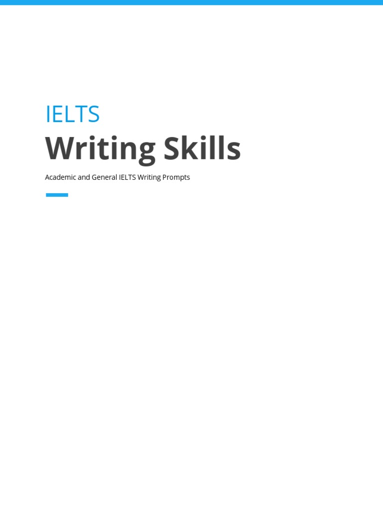 IELTS - Writing Book | PDF | International English Language Testing ...