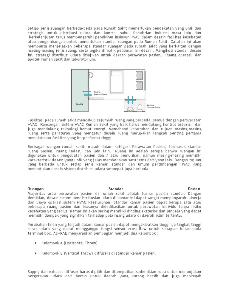 Ruang Isolasi | PDF