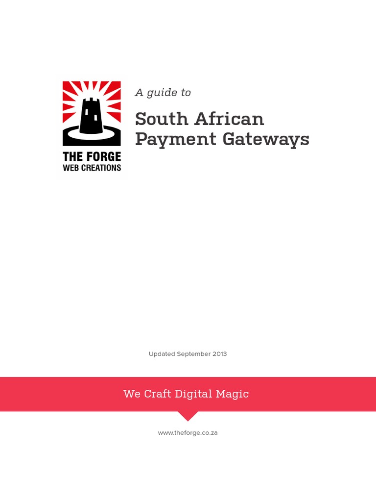 A Guide To South African Payment Gateways V3 Pdf Credit Card