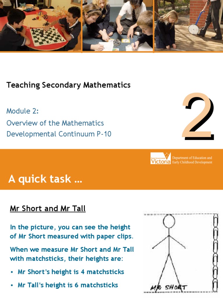 Teaching Secondary Mathematics: Overview of The Mathematics ...