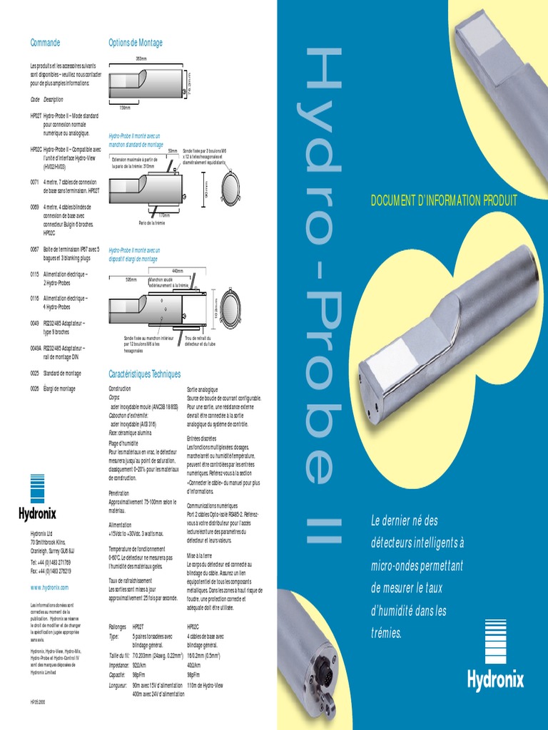 Hydro Probe II | PDF