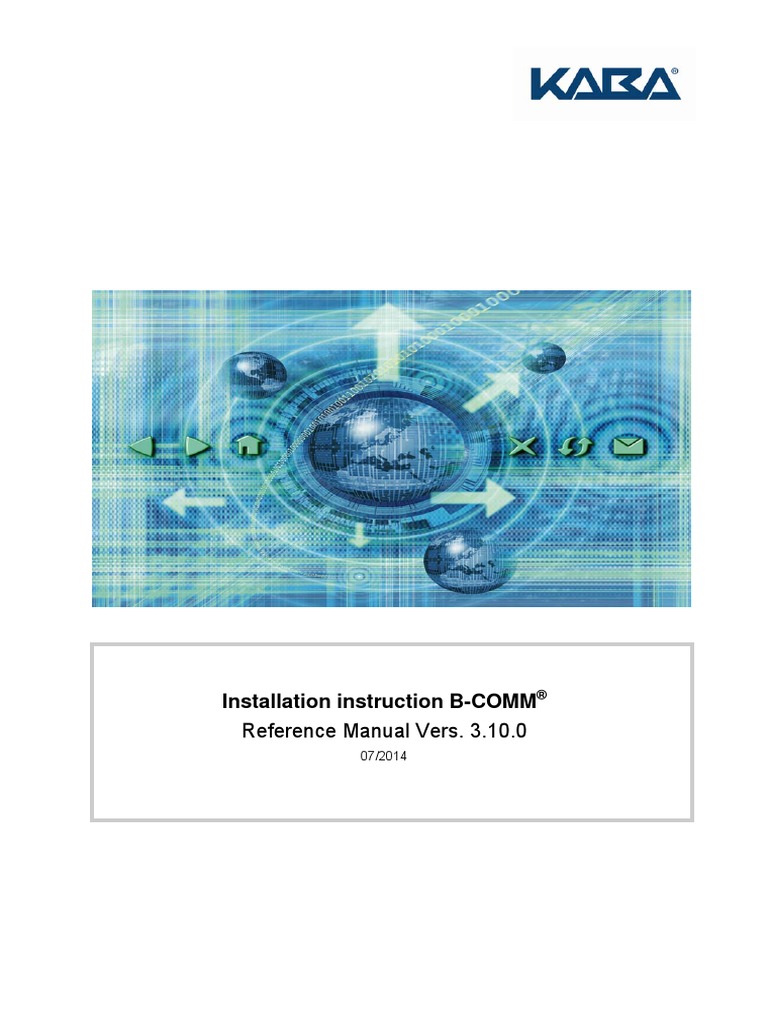 B-COMM 3.10.0 Installation Manual | PDF | Operating System ...