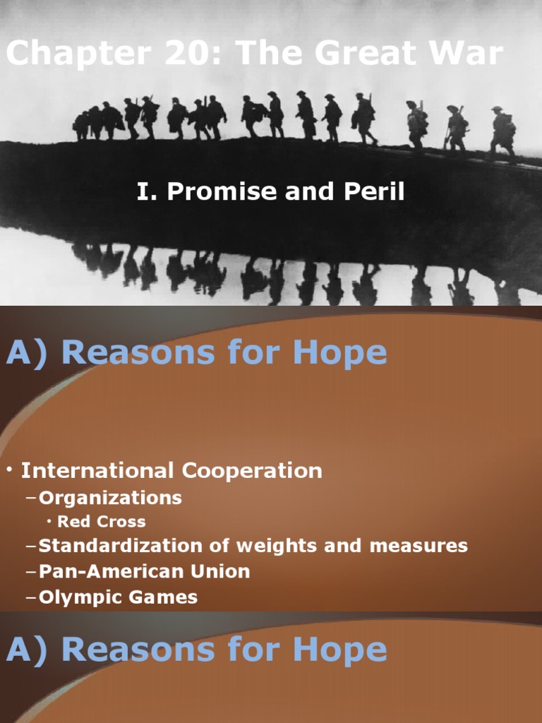 Chapter 20 World War I | PDF | Central Powers | Treaty Of Versailles