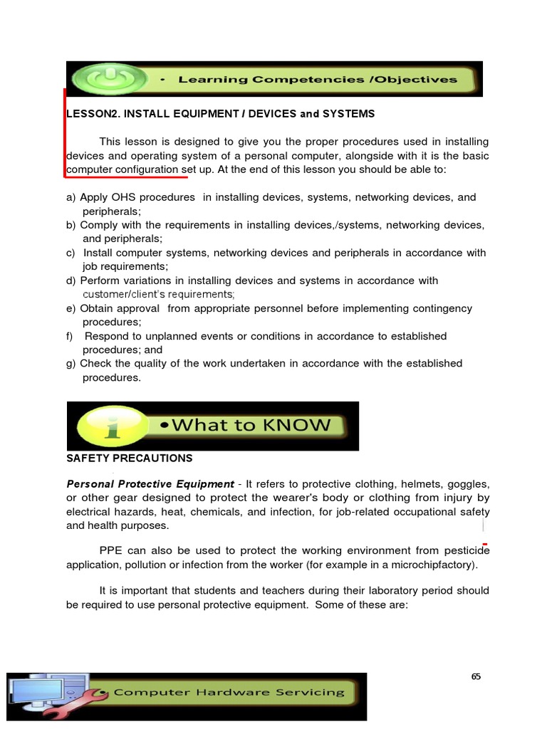 CHS Module | PDF | Personal Computers | Personal Protective Equipment