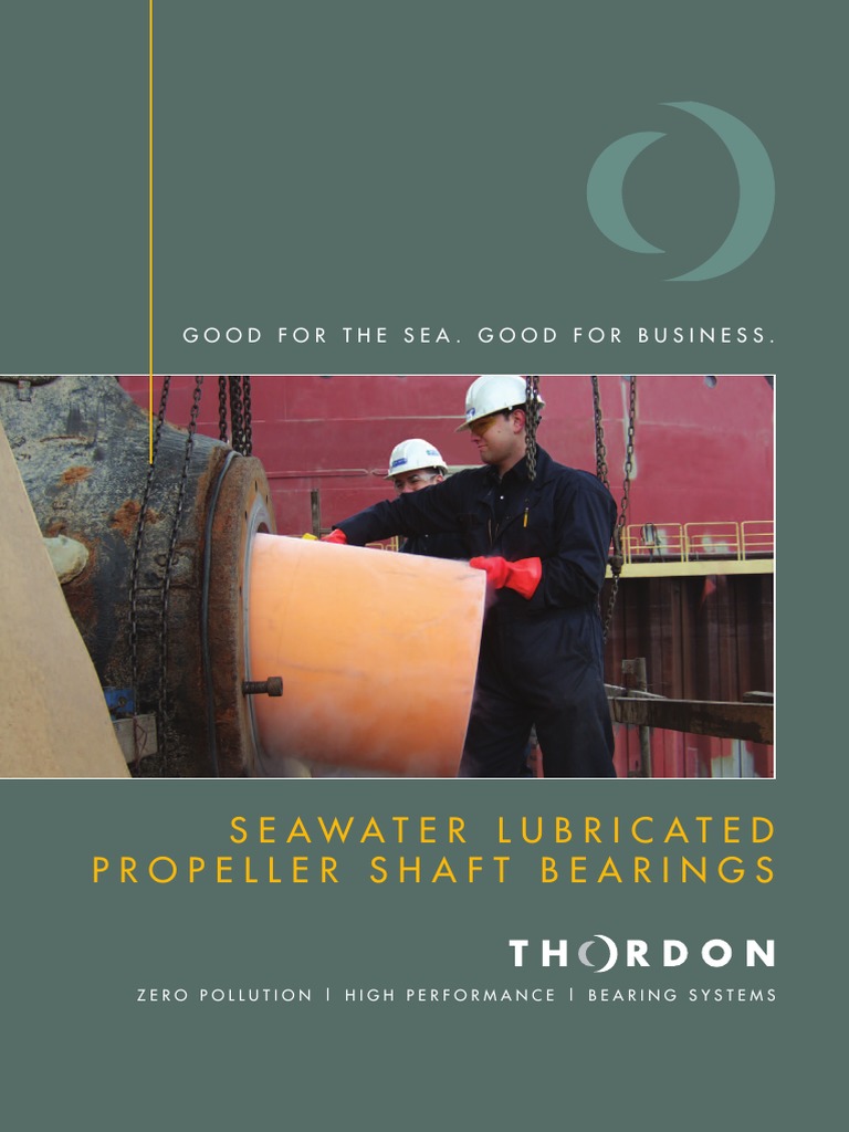 Thordon PropShaftBrochure Int PDF | PDF | Bearing (Mechanical) | Wear