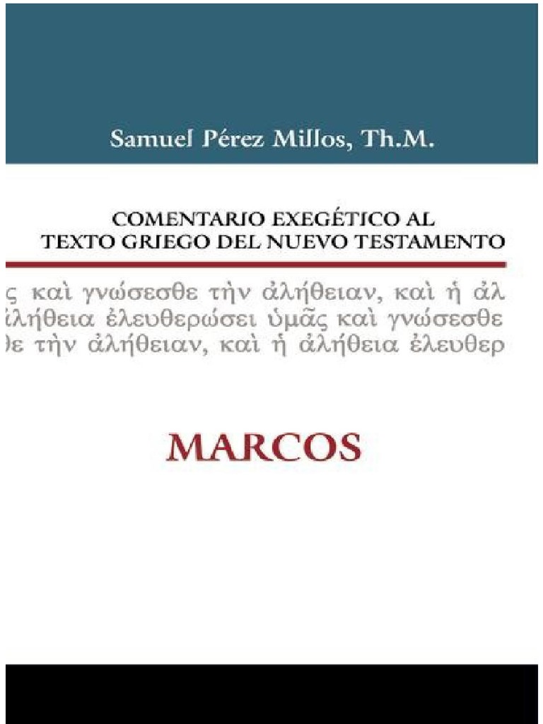 Marcos - Samuel Pérez Millos | PDF