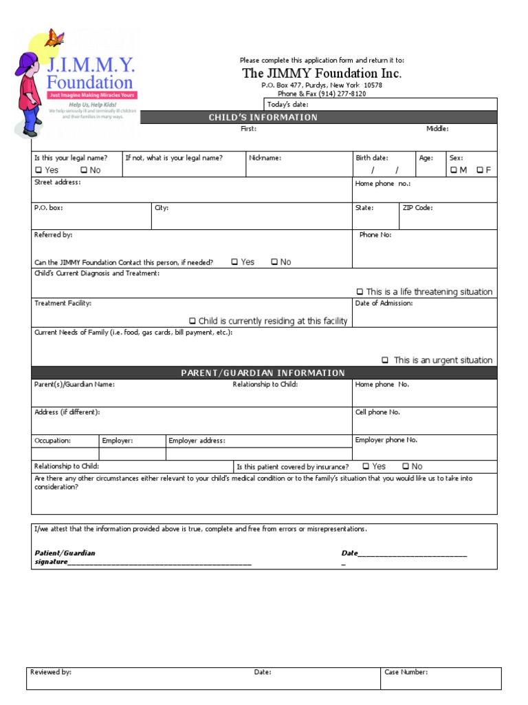 Jimmy Form 2010 | PDF | Health Sciences | Medicine
