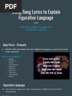 Figurative Language in "Firework" | PDF | Leisure