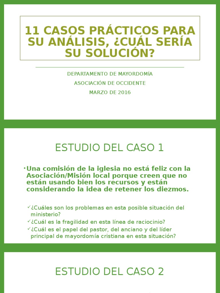 Estudio de Casos Prácticos