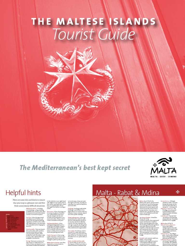 Malta Tourist Guide Overview | PDF | Malta