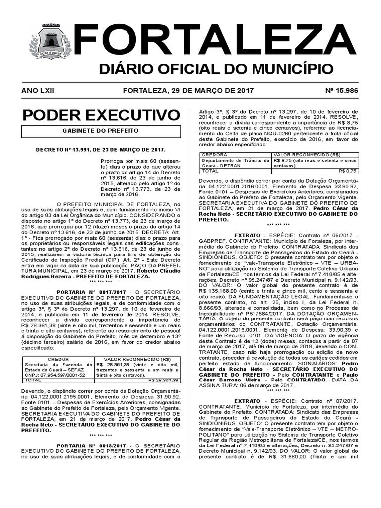 Diario Oficial 15986 | PDF