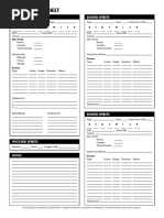 Exalted 3e Character Sheet | Role Playing Games | Entertainment