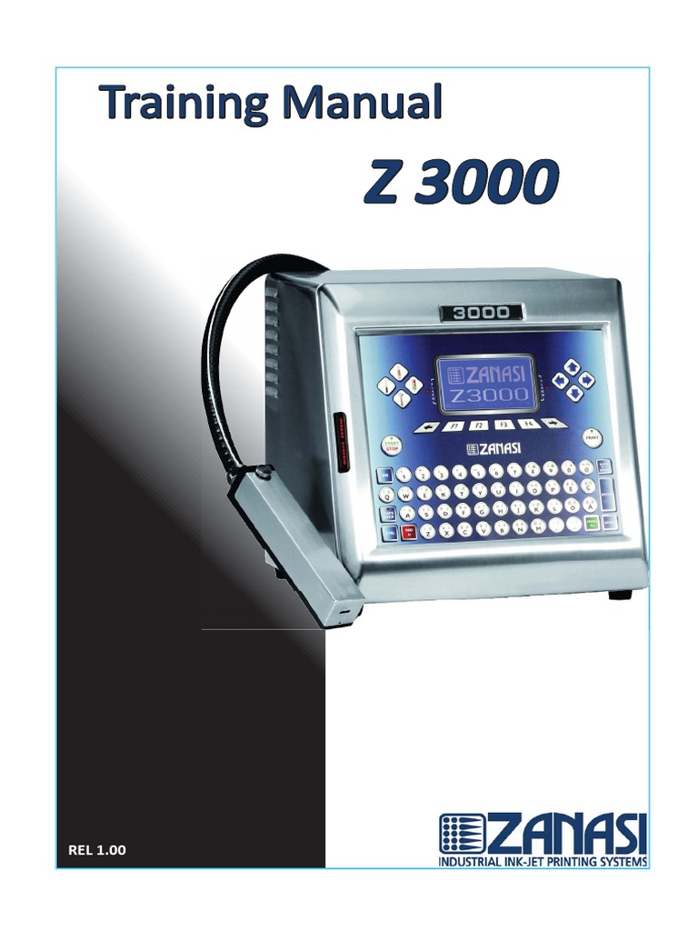 Z3000 Training Manual PDF | Download Free PDF | Printer (Computing ...