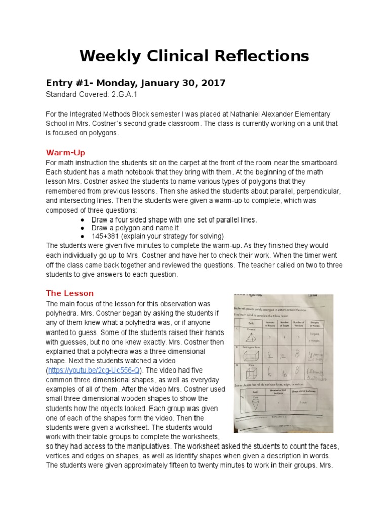 Clinicalreflection | PDF | Coins | Fraction (Mathematics)
