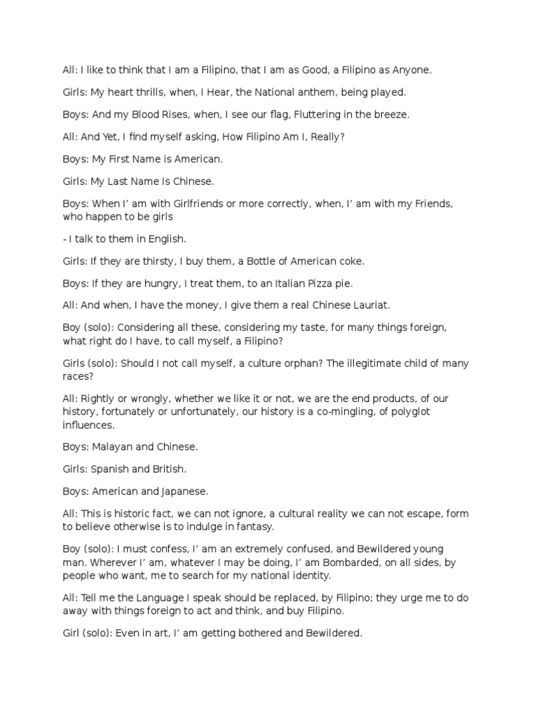 Anatomy of A Filipino | PDF