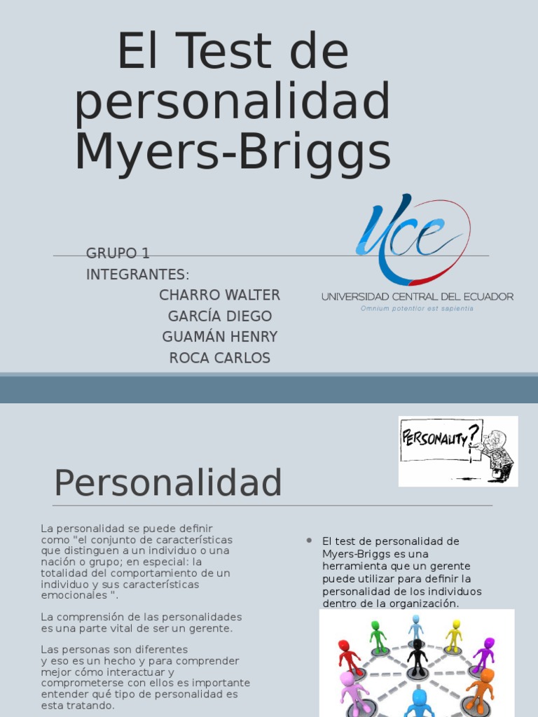 Test Myers Briggs | PDF