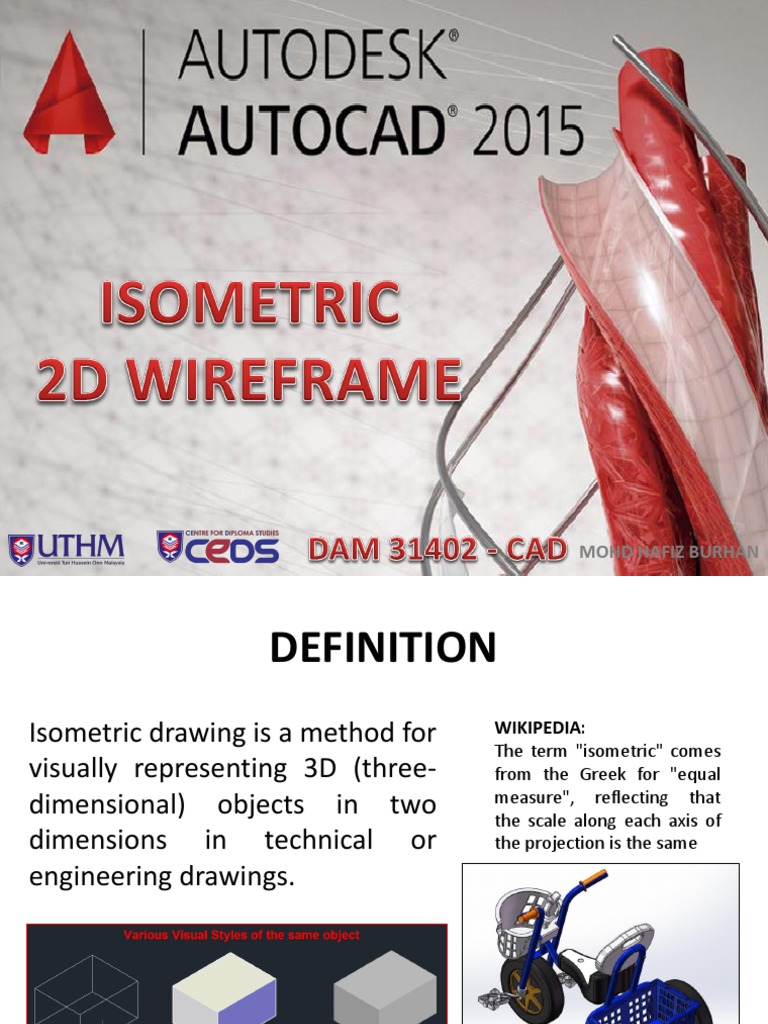Isometric Drawing - 2d Wireframe | PDF | 3 D Computer Graphics ...