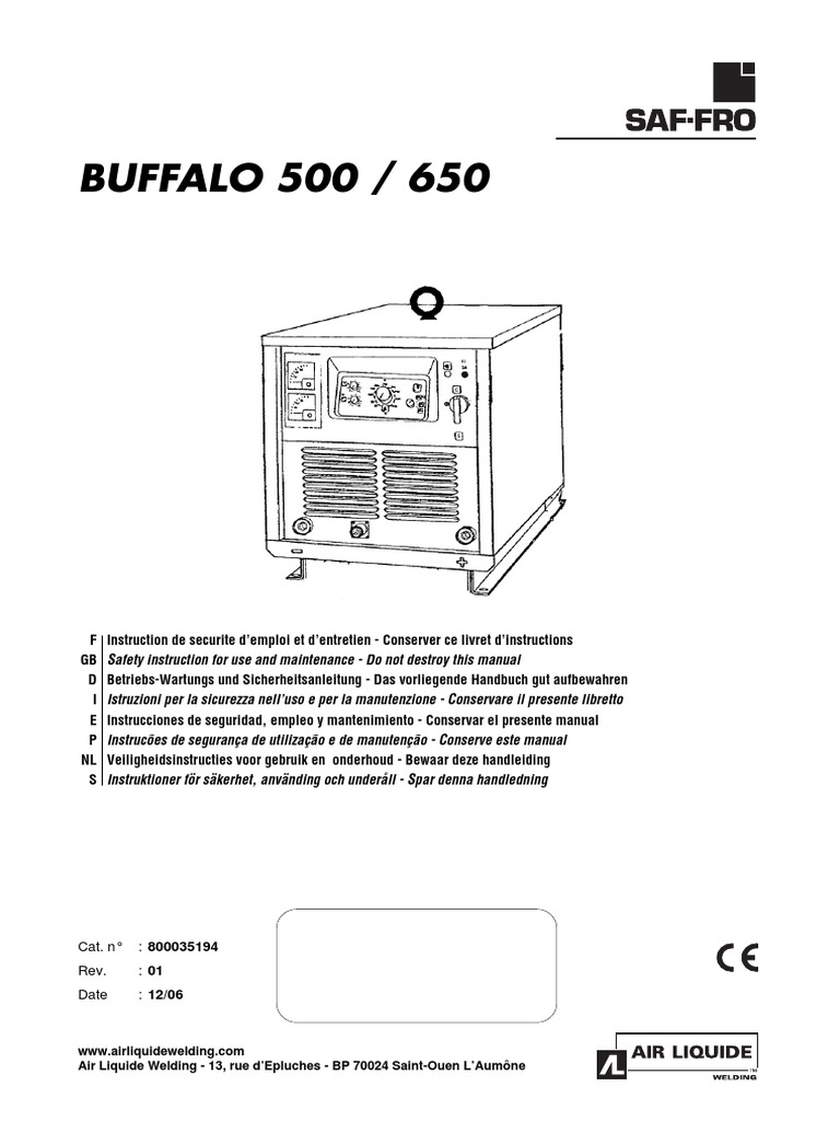 Buffalo 500 650 DC Manual | PDF