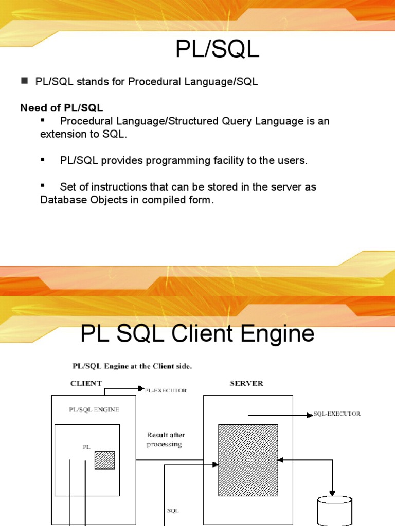 PLSQL | PDF | Pl/Sql | Information Technology Management