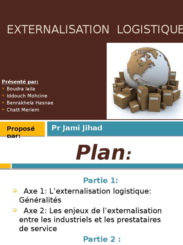 02 - Exposé 2016 - Externalisation Logistique | PDF
