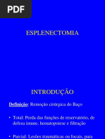 Esplenectomia: Técnicas Aberta e Laparoscópica | PDF | Baço ...
