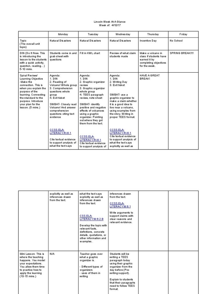 Ccss - Ela-LITERACY - RI.6.1 Ccss - Ela - LITERACY - RI.6.1 Ccss - Ela ...