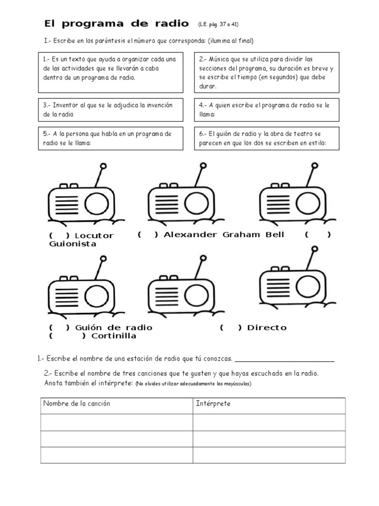 El Programa de Radio | PDF