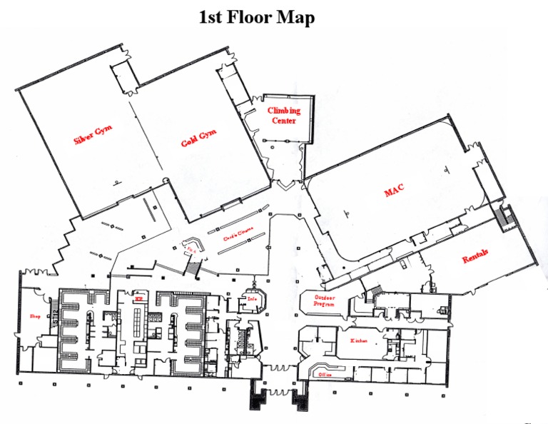 1st Floor Map General | PDF