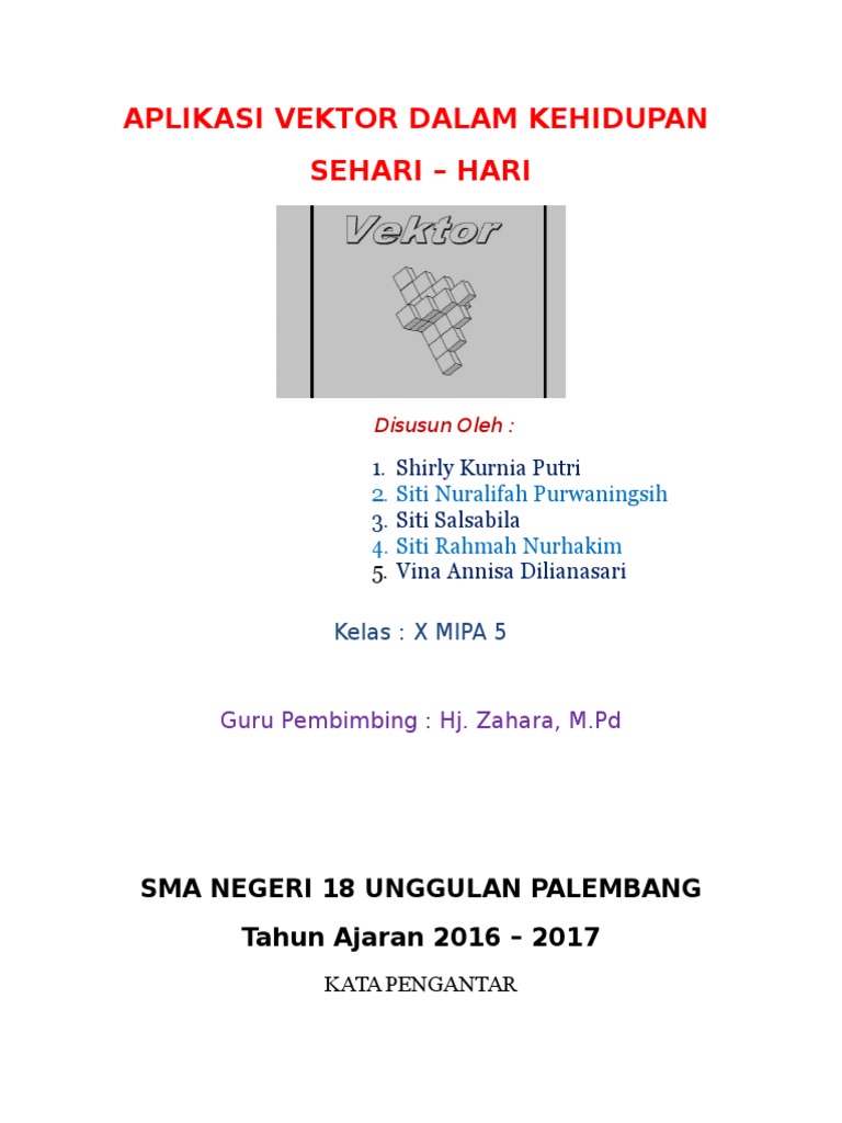 Aplikasi Vektor dalam Kehidupan Sehari-hari | PDF