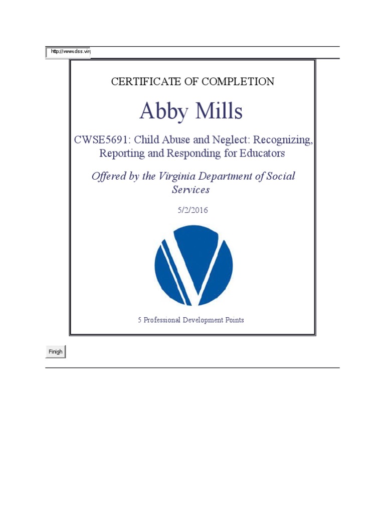 Certificate of Completion | PDF