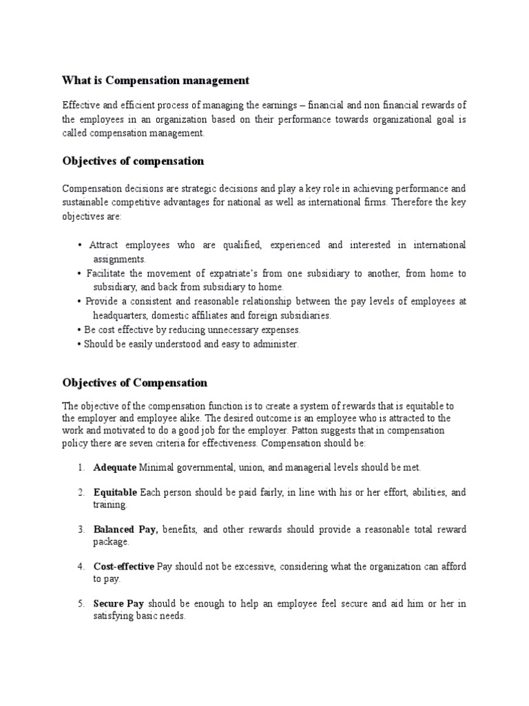 IHRM - Chapter 5 | PDF | Cost Of Living | Salary
