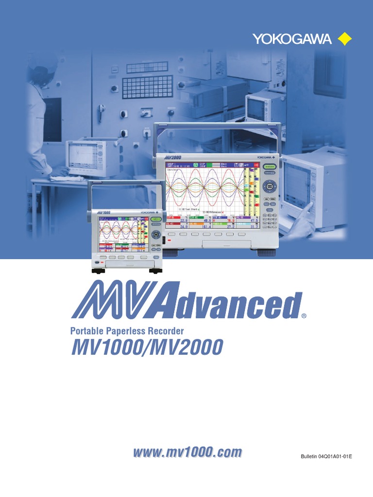 MV1000/MV2000: Portable Paperless Recorder | PDF | File Transfer ...