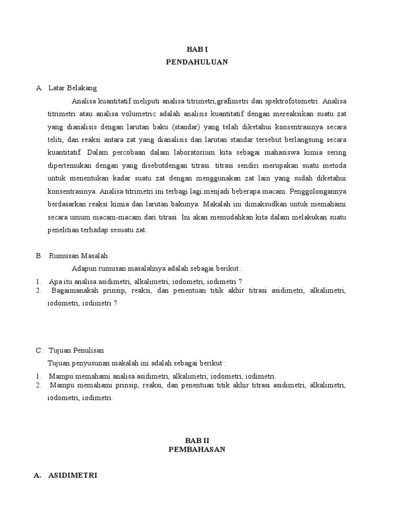 Asidi Alkali Iodo Iodi | PDF