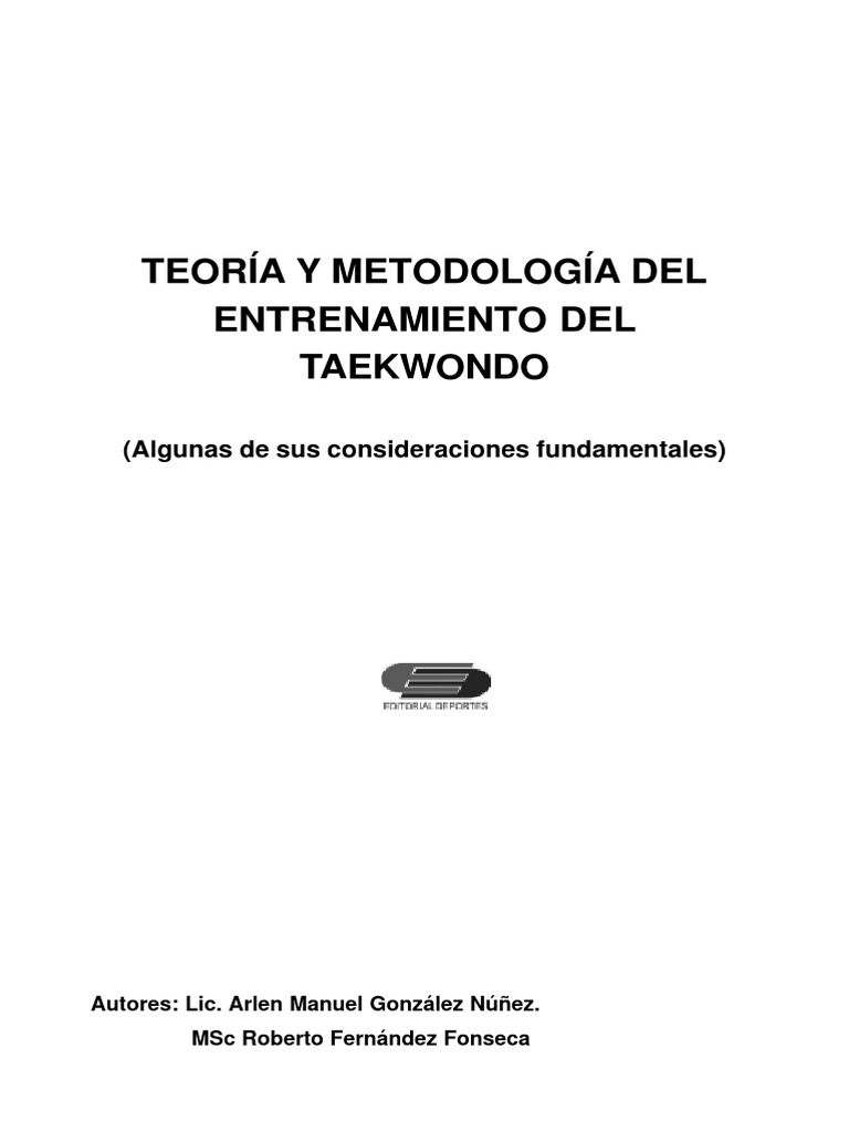 Libro de Taekwondo | PDF | Taekwondo | Intuición