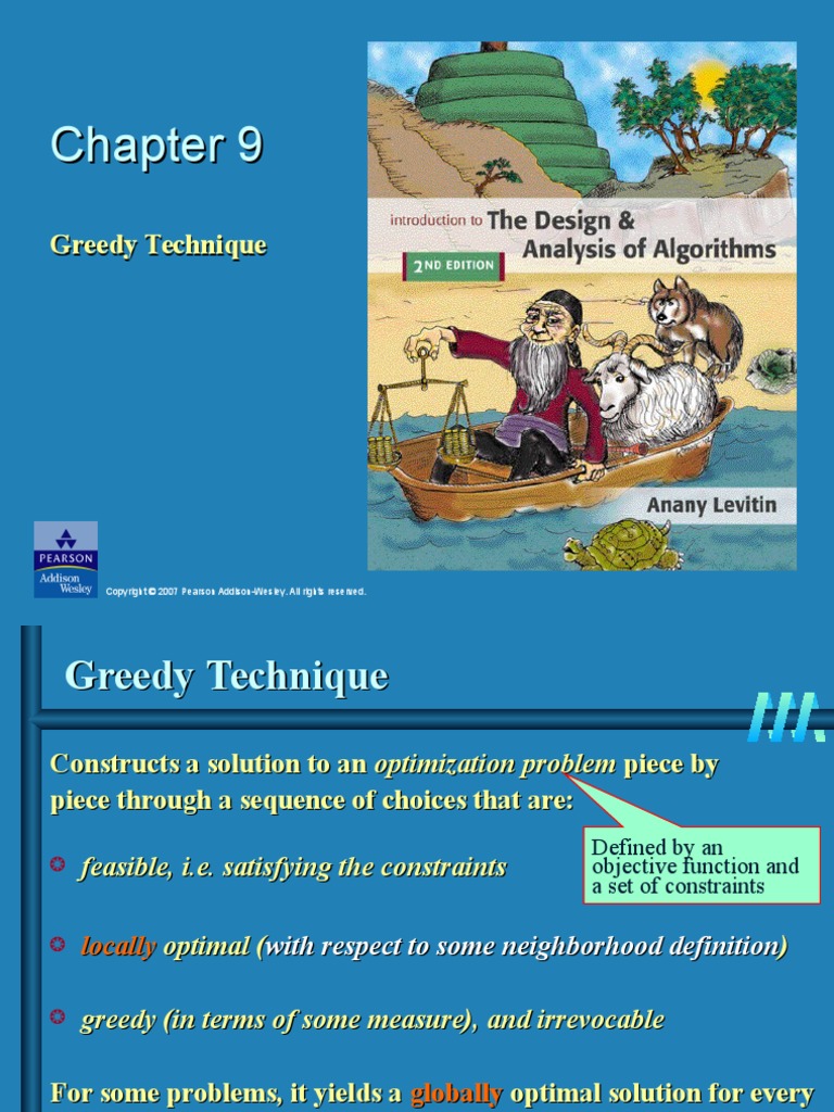 Greedy Technique | PDF | Algorithms | Areas Of Computer Science