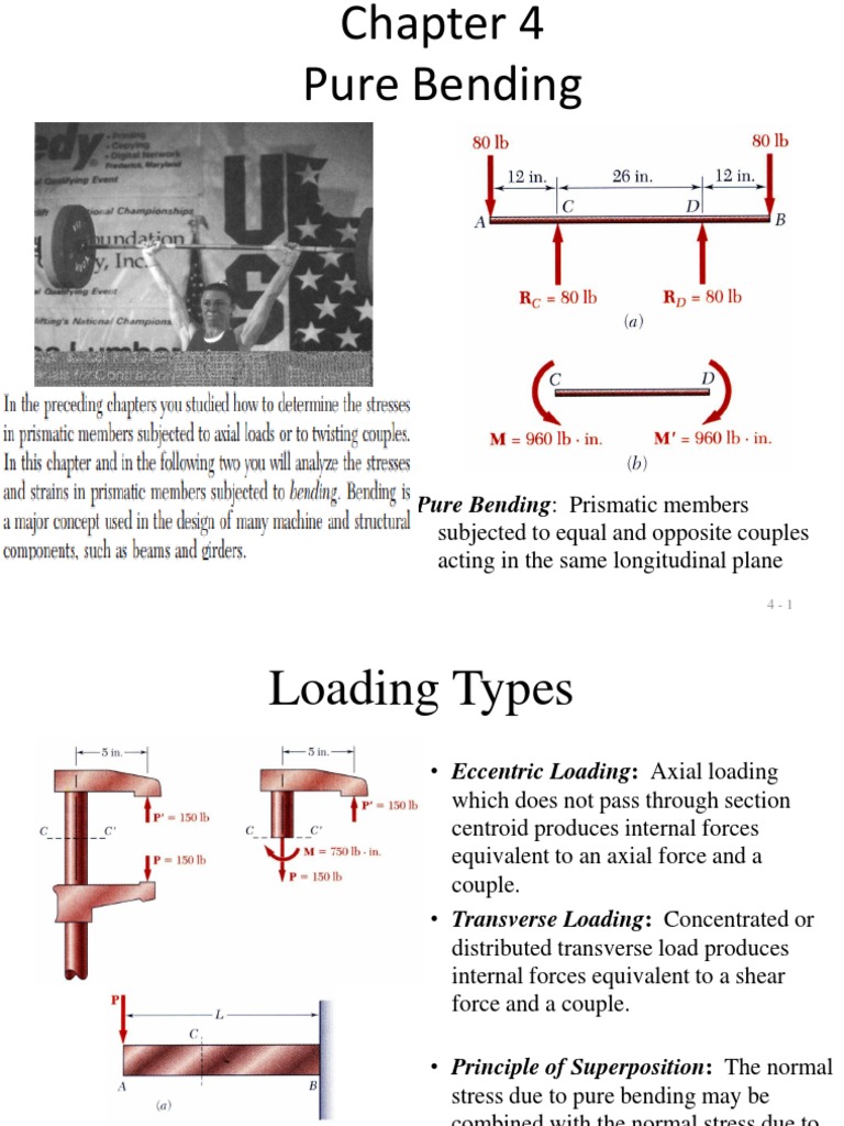 4 Pure Bending | PDF | Bending | Beam (Structure)