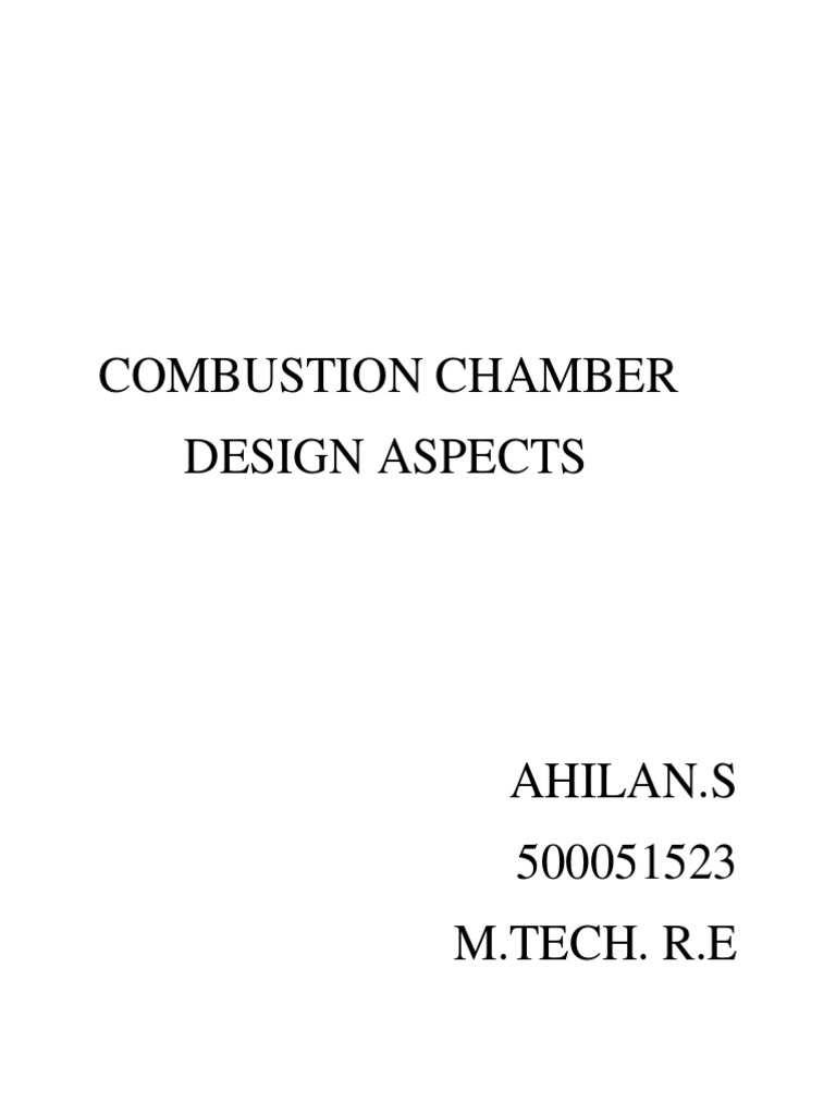 Combustion Chamber GT | PDF | Combustion | Mechanical Engineering