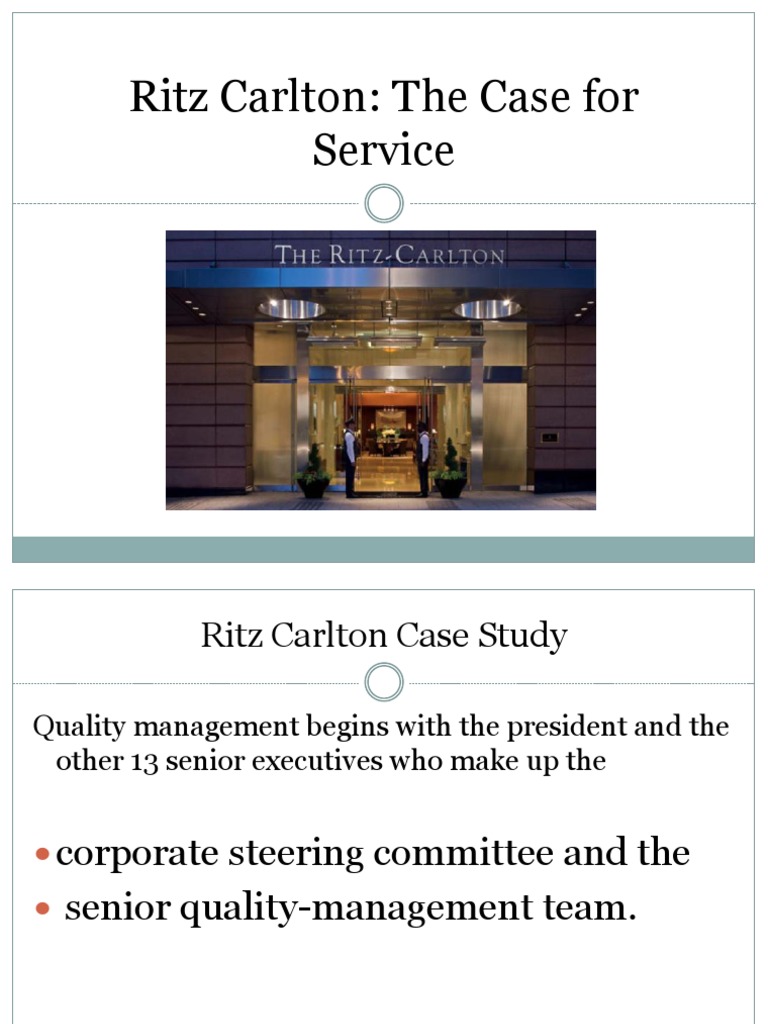 Ritz Carlton Case Study-2 | PDF | Employment | Business