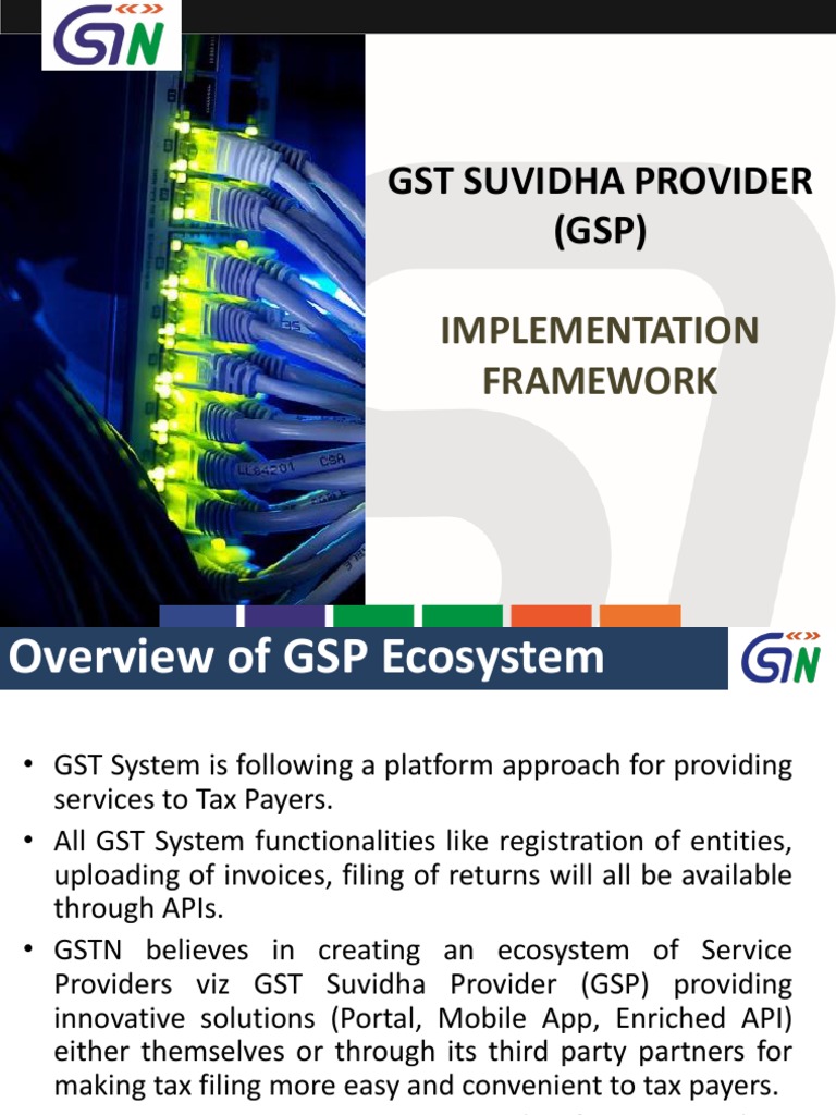 Gsp Implementation Framework V 30 Pdf Invoice Application Programming Interface