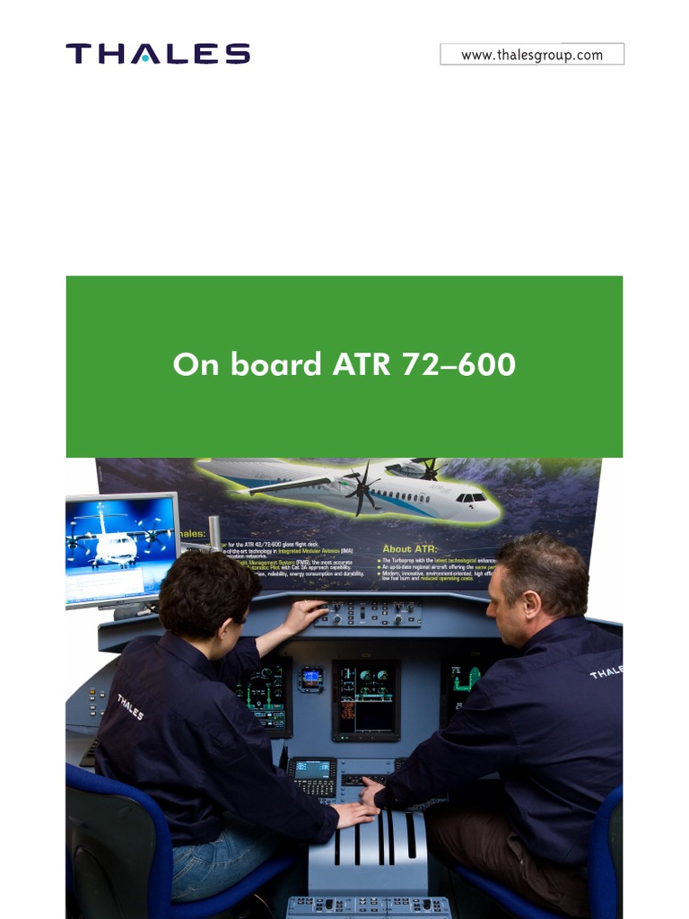 01-Fiches Atr600 en | PDF | Avionics | Cockpit