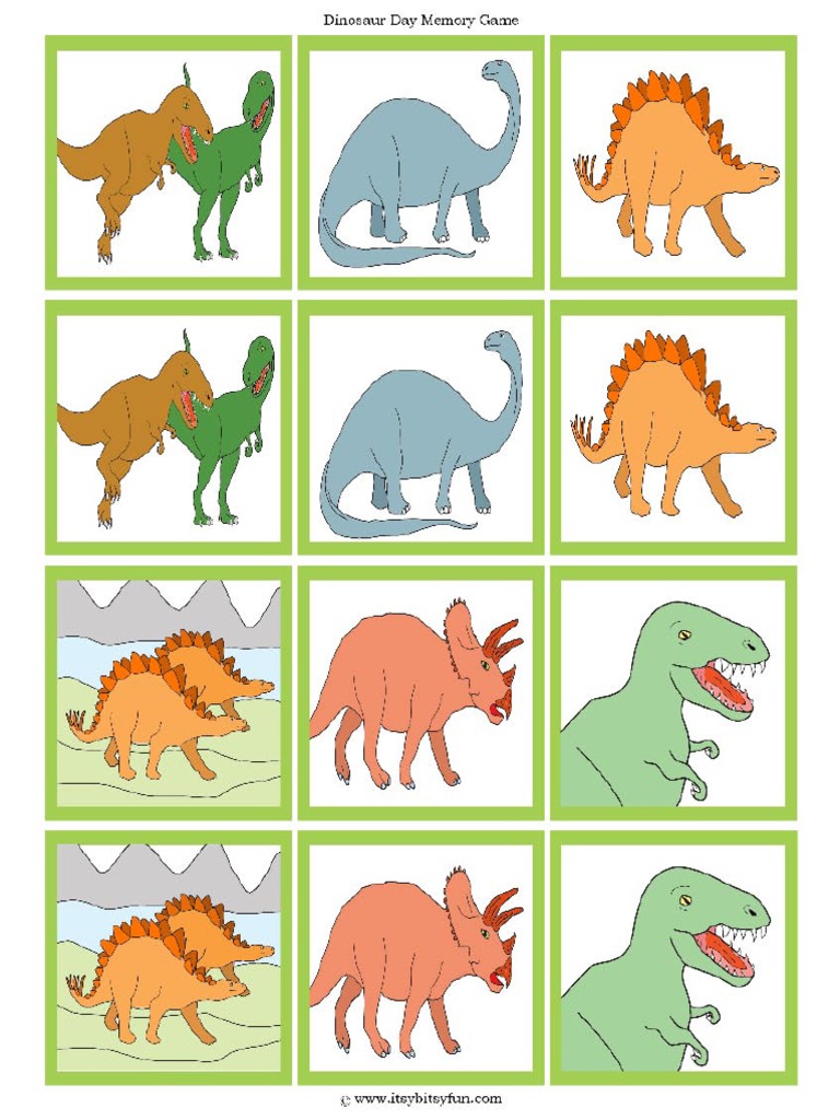 Dinosaur Memory PDF | PDF