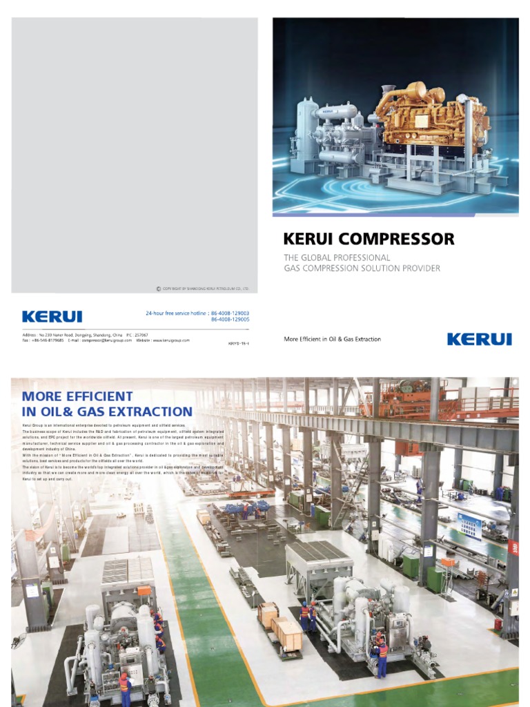Kerui Equipment - Compressor | PDF | Natural Gas | Engines