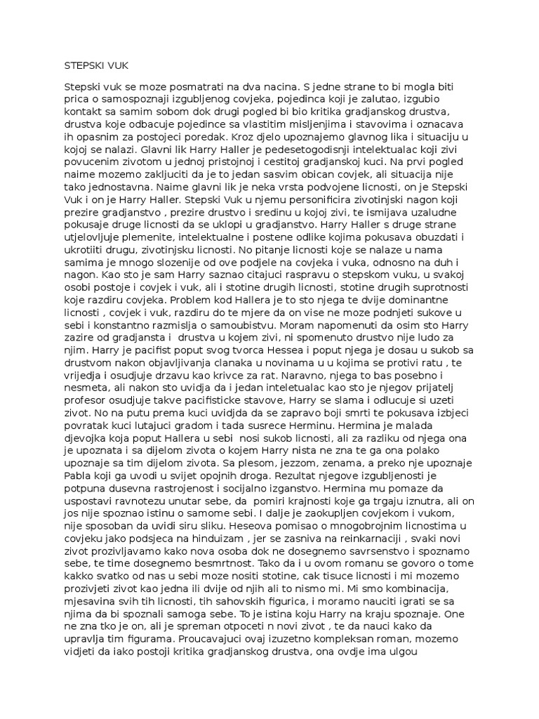 Stepski Vuk | PDF